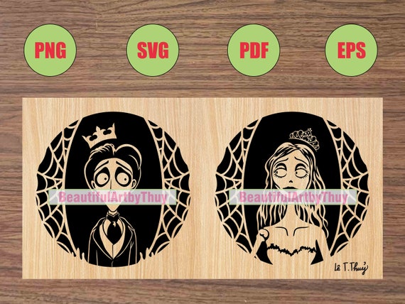 Victor and Emily SVG Corpse Bride SVG Gothic Couple Shirt - Etsy