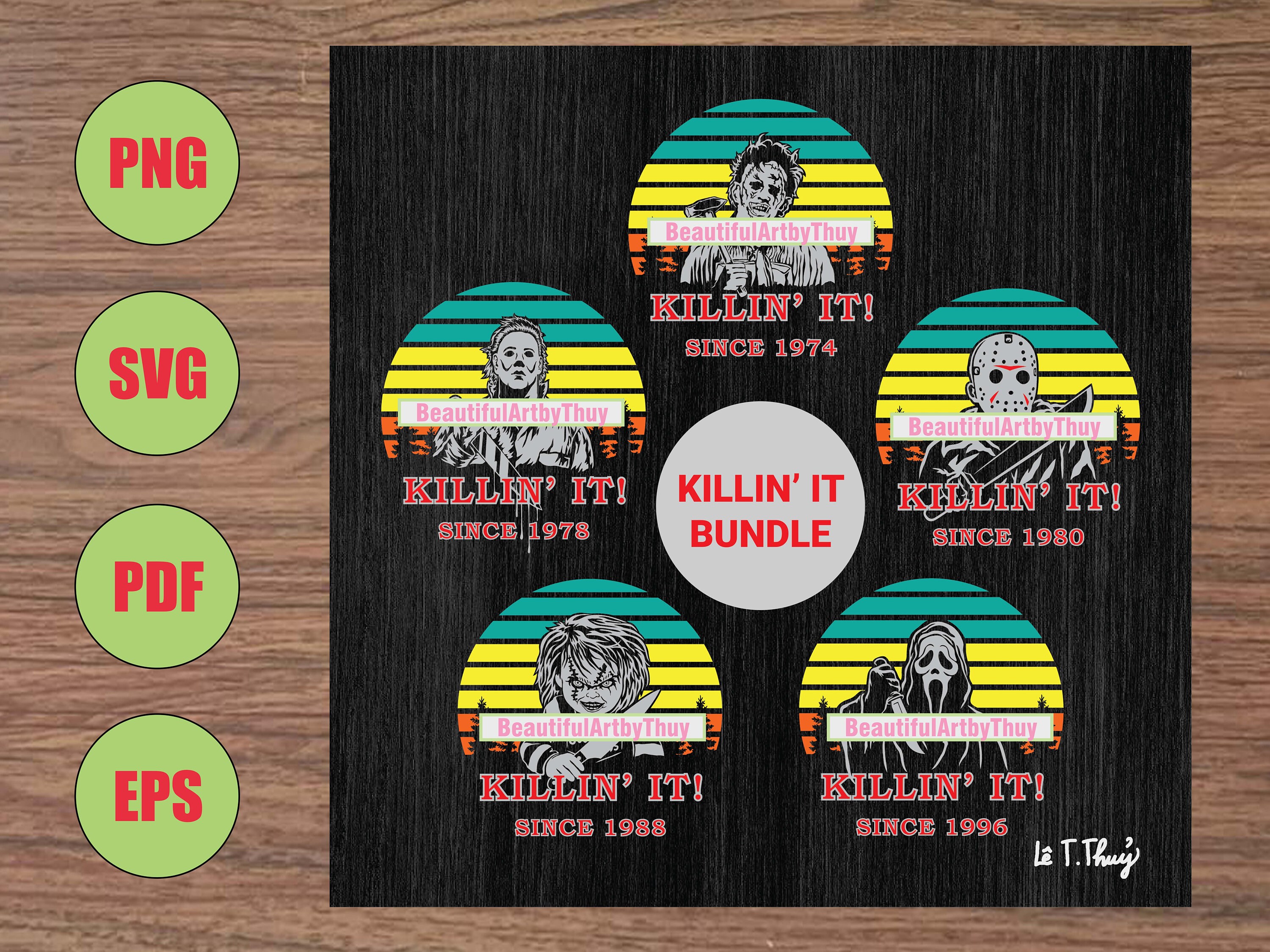 Killin' It Since Horror Movies Bundle SVG Halloween - Etsy Canada