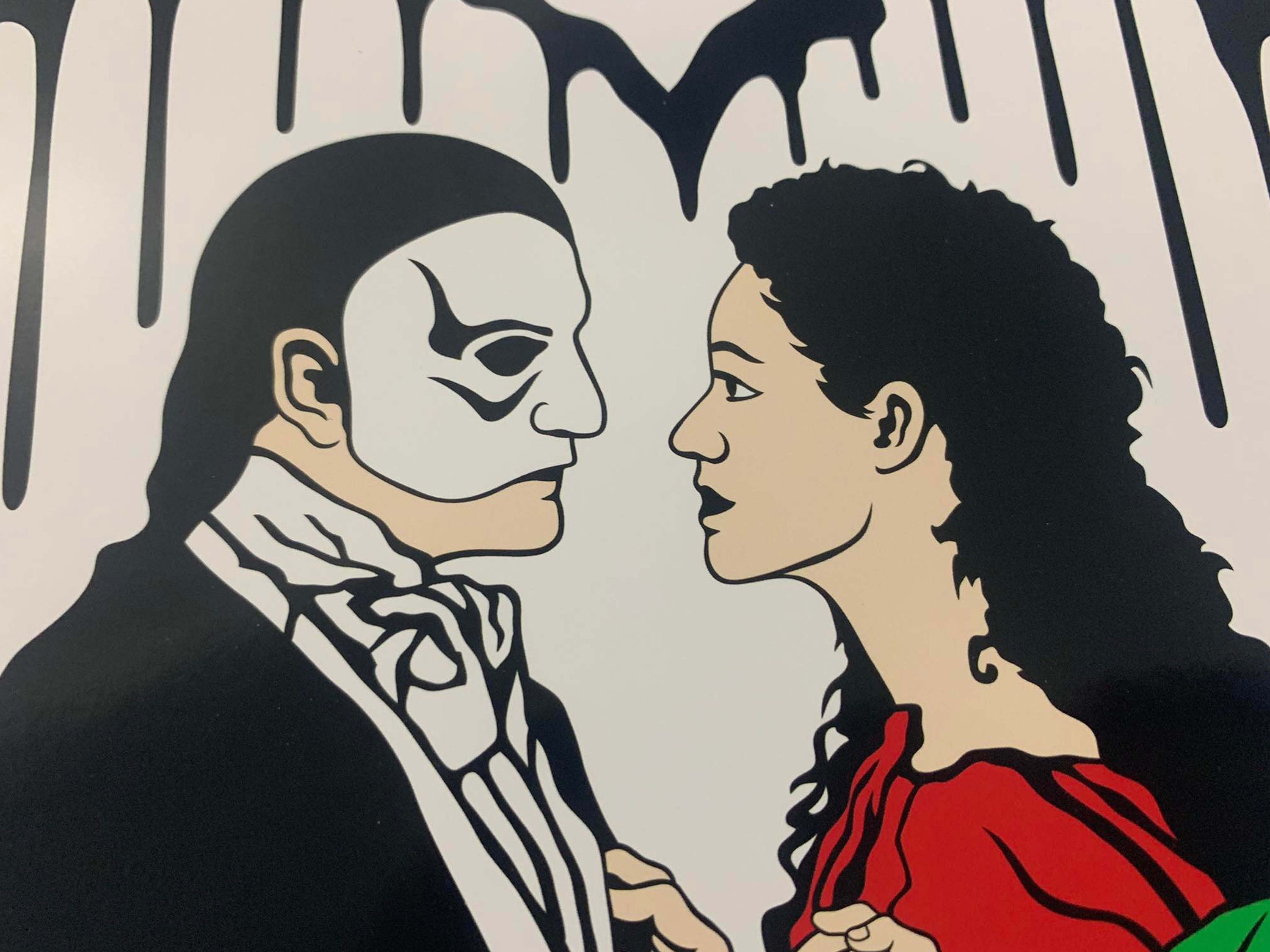 Phantom and Christine Layered SVG Horror Decor the Phantom - Etsy