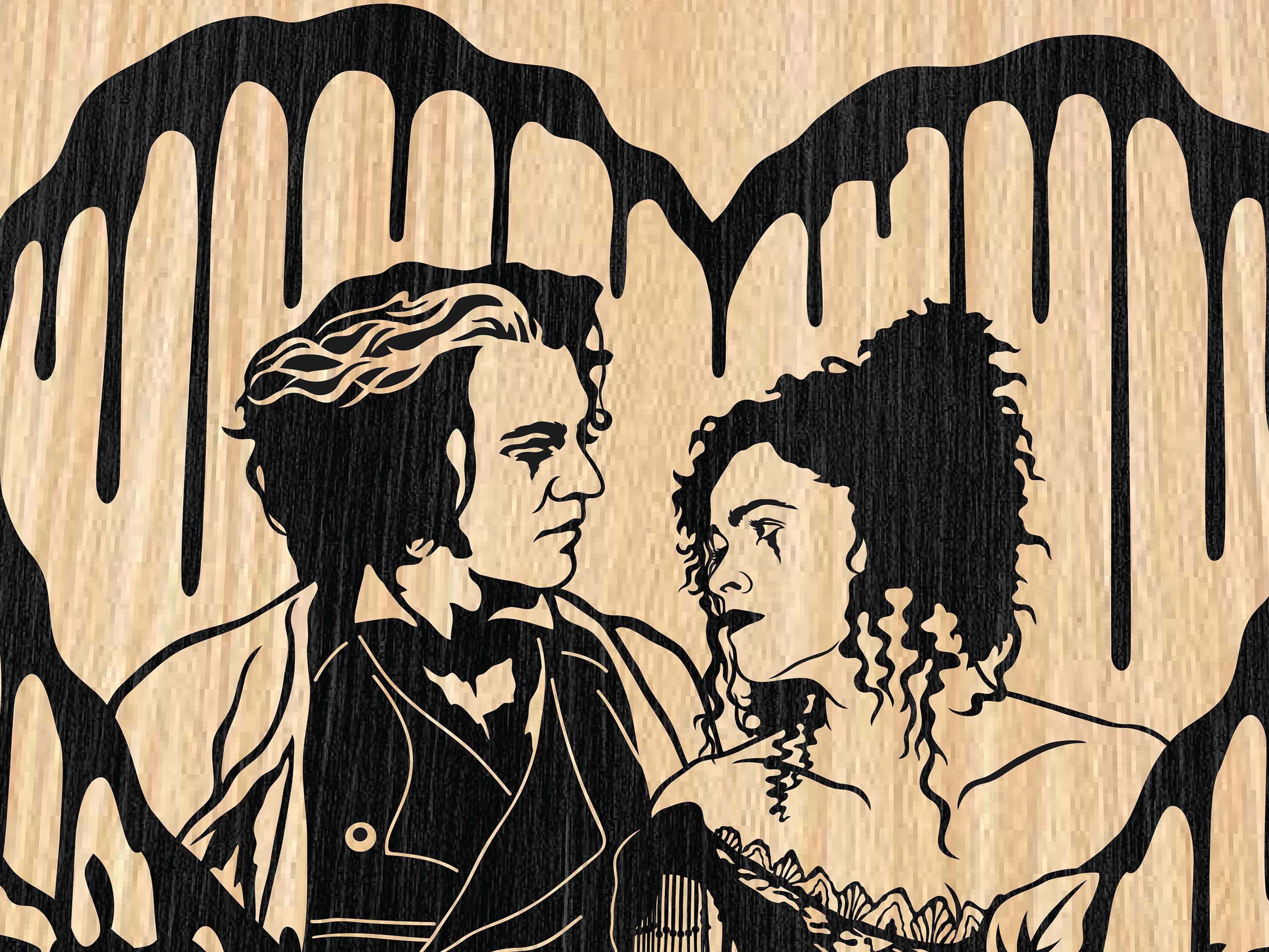 Sweeny Todd and Mrs Lovett SVG Halloween Laser Engrave Decor - Etsy