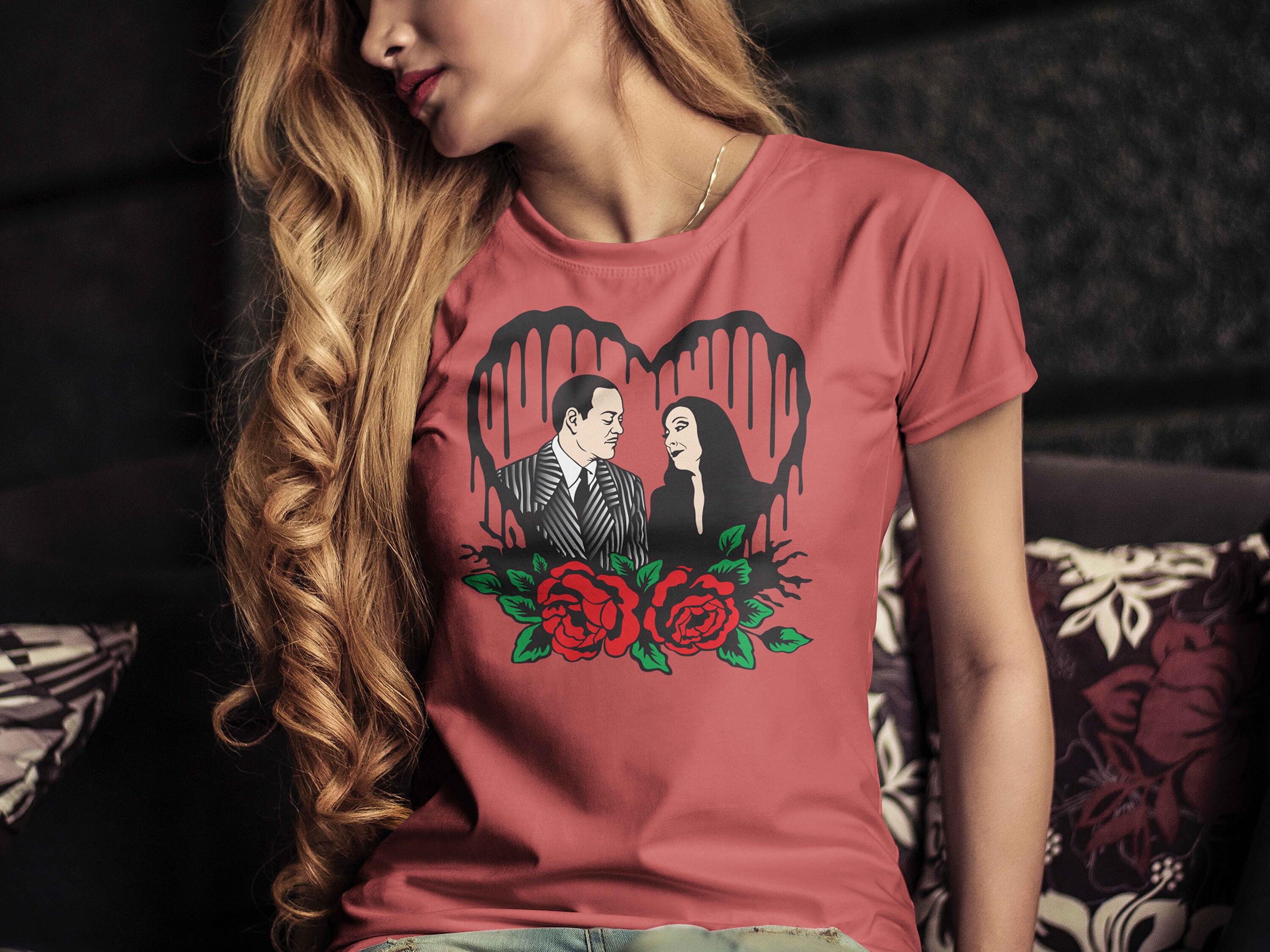 Morticia and Gomez Addams Layered SVG the Addams Family PNG - Etsy