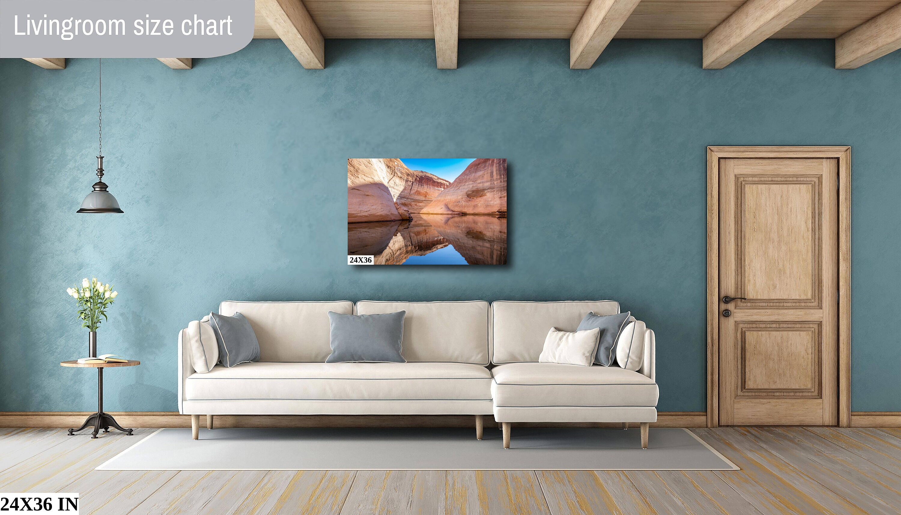 Lake Powell Canvas Wall Art Lake Powell Wall Art Sandstone Canyon ...