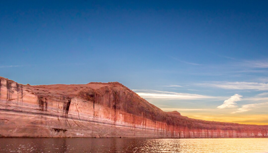 Lake Powell Canvas Art | Sandstone Canyon Reflection - Etsy