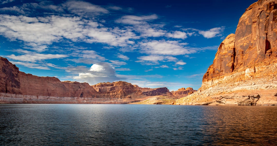 Lake Powell Print | Canyon Reservoir Wall Art - Etsy