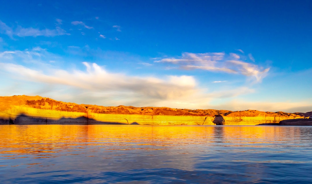 Lake Powell Sunset Canyon Reflection Print - Etsy