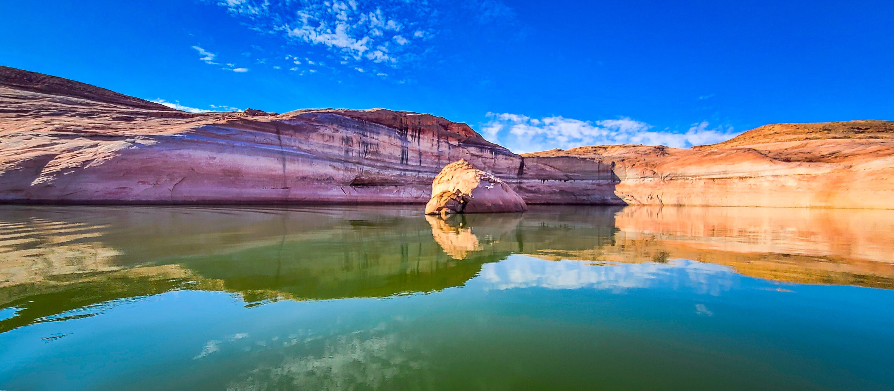 Lake Powell Reflection | Lake Powell Wall Art | Wall Canvas | Sandstone ...