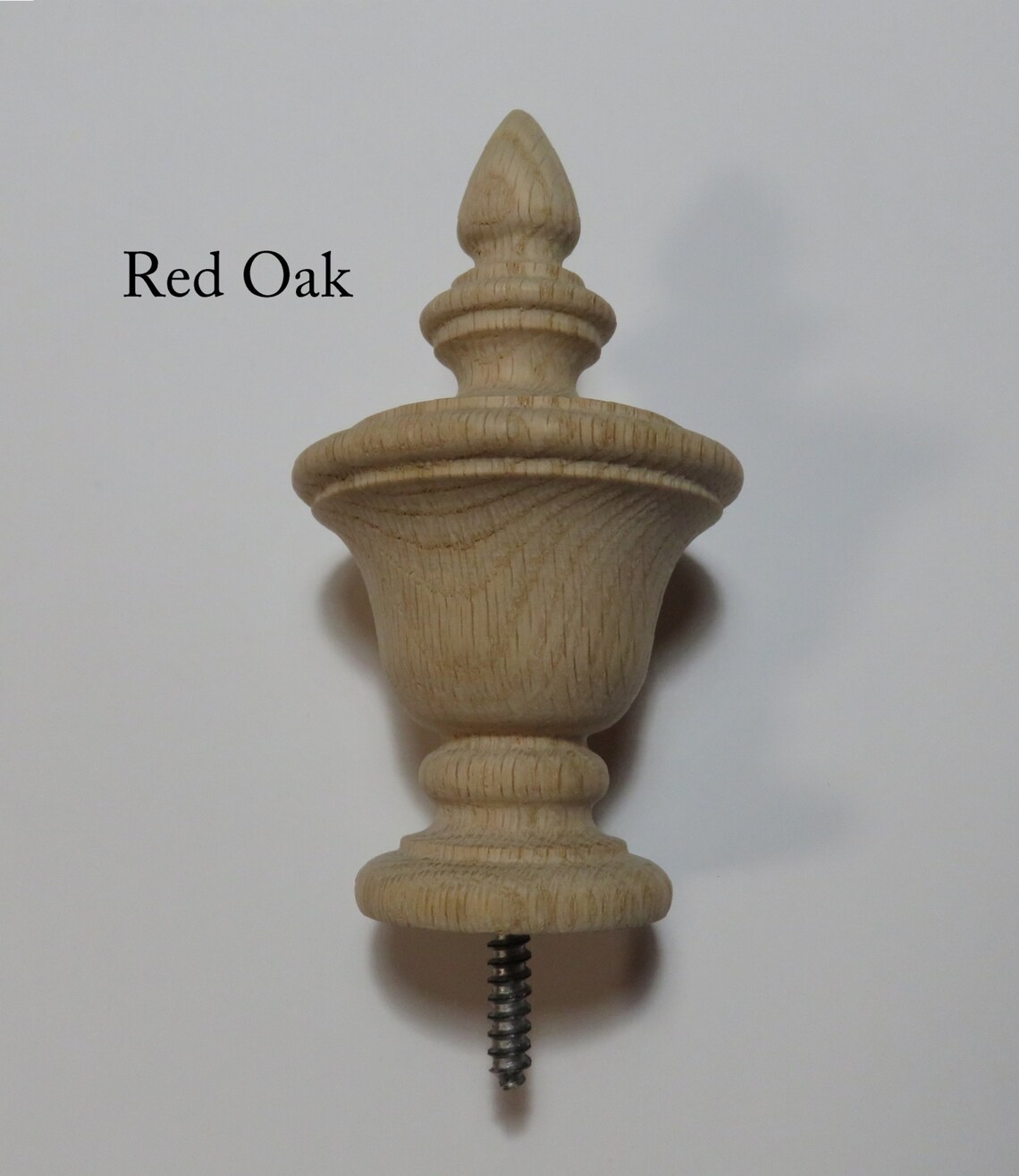 Wood Finial Replacement Bed Post 4-7/8 H X 2-3/4 W X 1-3/4 Base. Wood ...