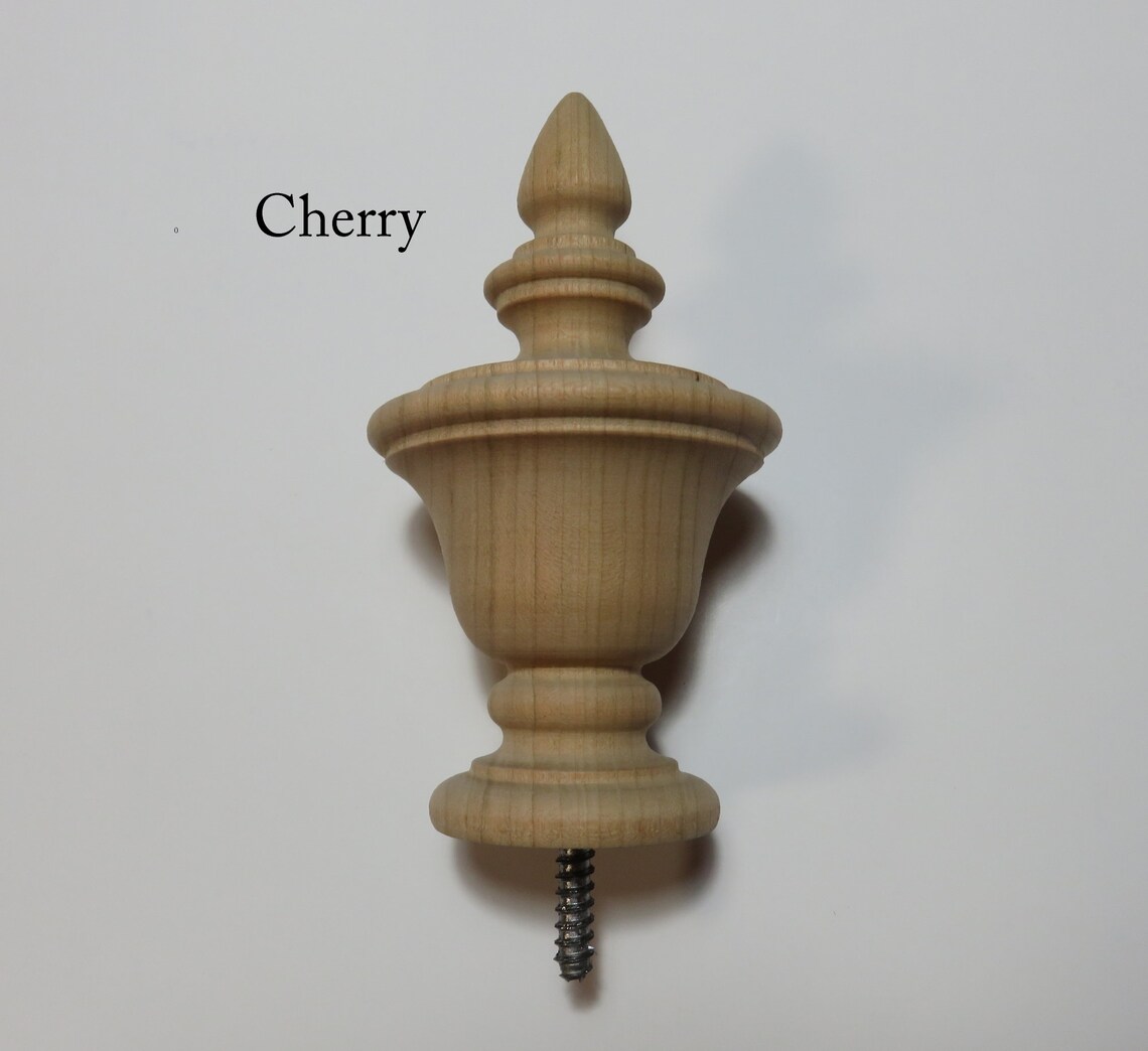 Wood Finial Replacement Bed Post 4-7/8 H X 2-3/4 W X 1-3/4 - Etsy
