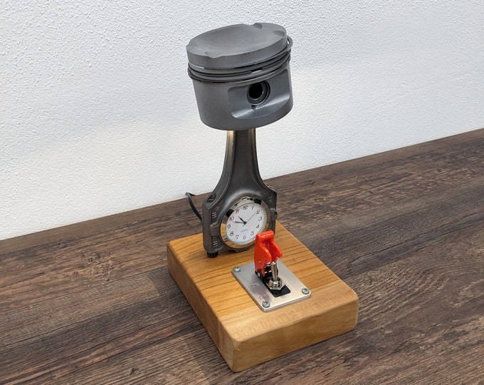 Piston Lamp With Clock, BMW Piston Clock - Etsy