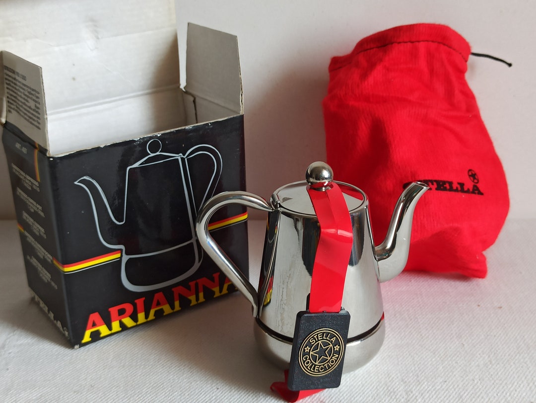 Stella One Cup Stove Top Moka Pot Arianna Designer Espresso - Etsy
