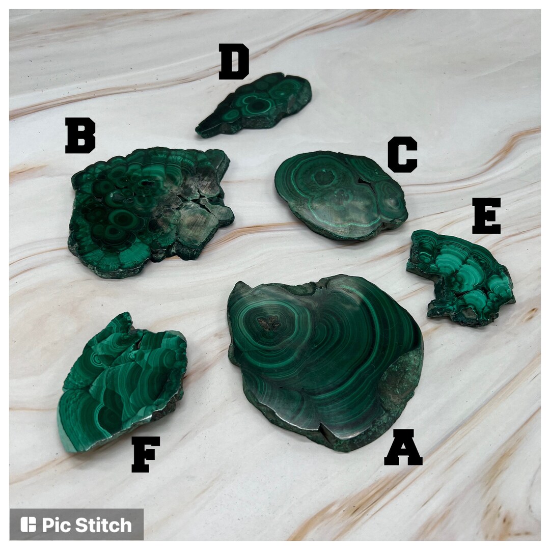 Natural Malachite Slabs - Etsy