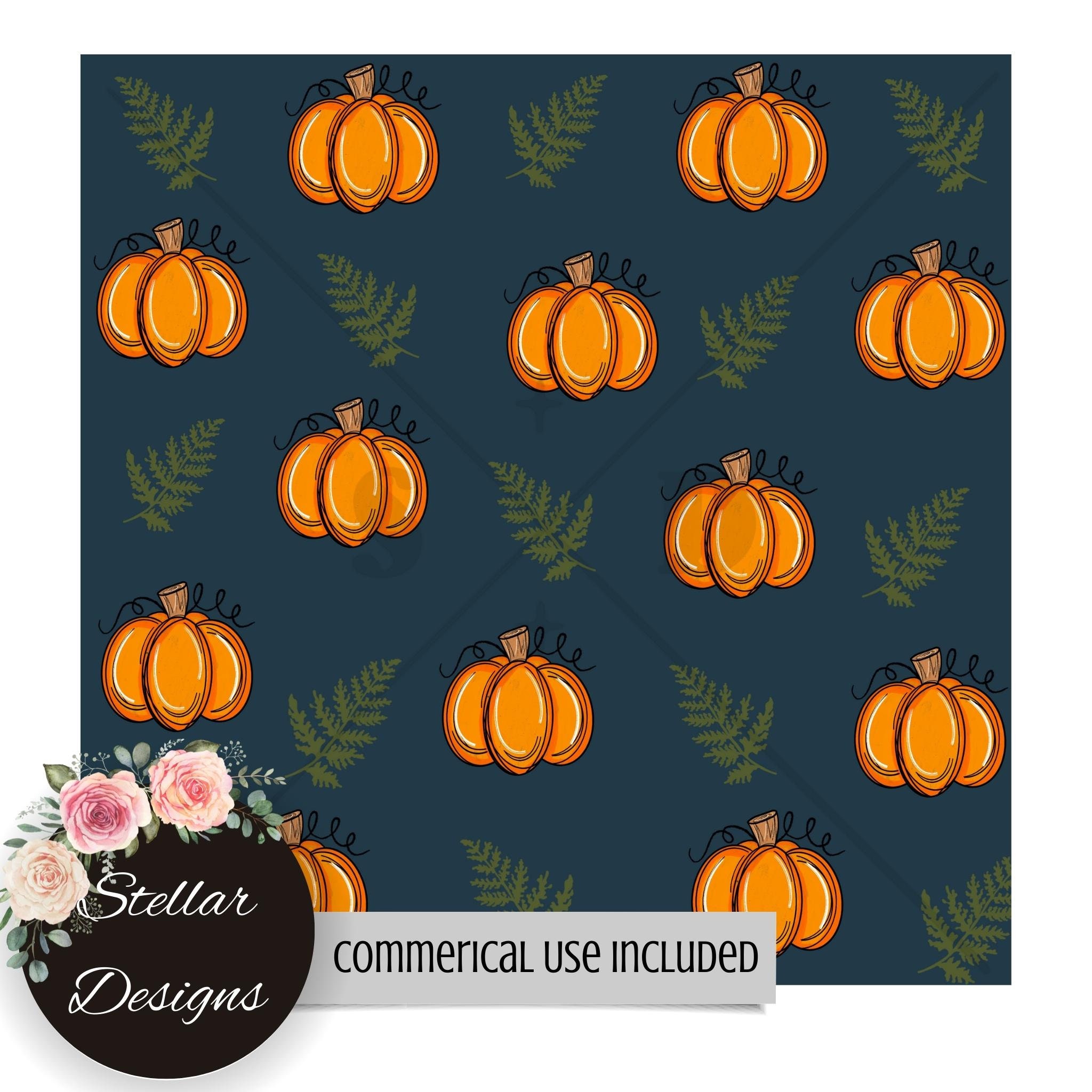 Chevron Pumpkin Background