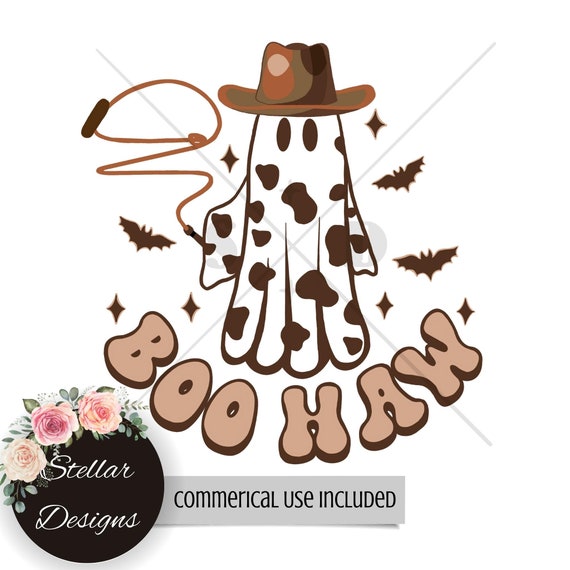 Boo Haw Sublimation Boo Haw PNG Cowboy PNG Western - Etsy