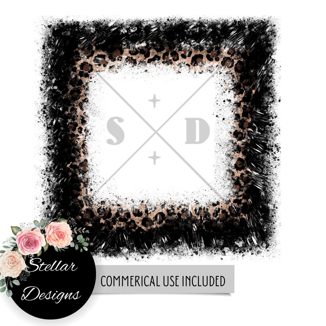 Cheetah Background Bleach Affect PNG Distressed Leopard Grunge Leopard ...