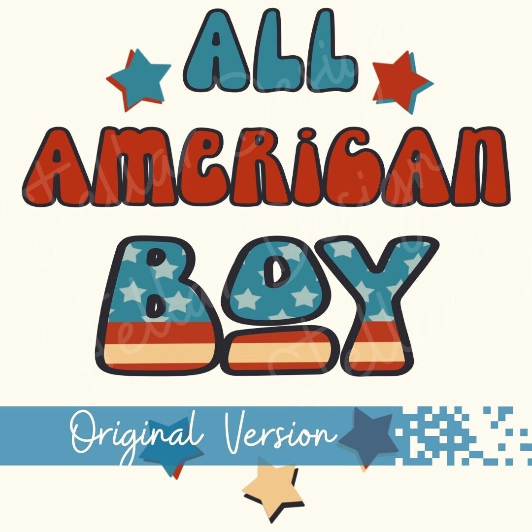 All American Boy PNG Sublimation Design Download, July 4th Png ...