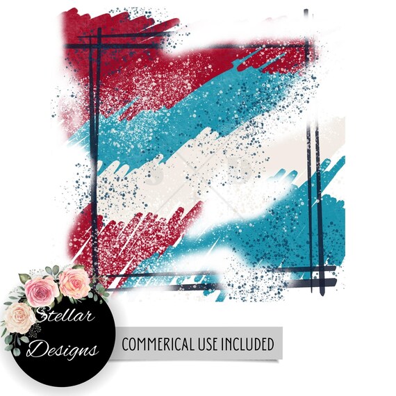 Red White and Blue Background Distressed Backsplash - Etsy