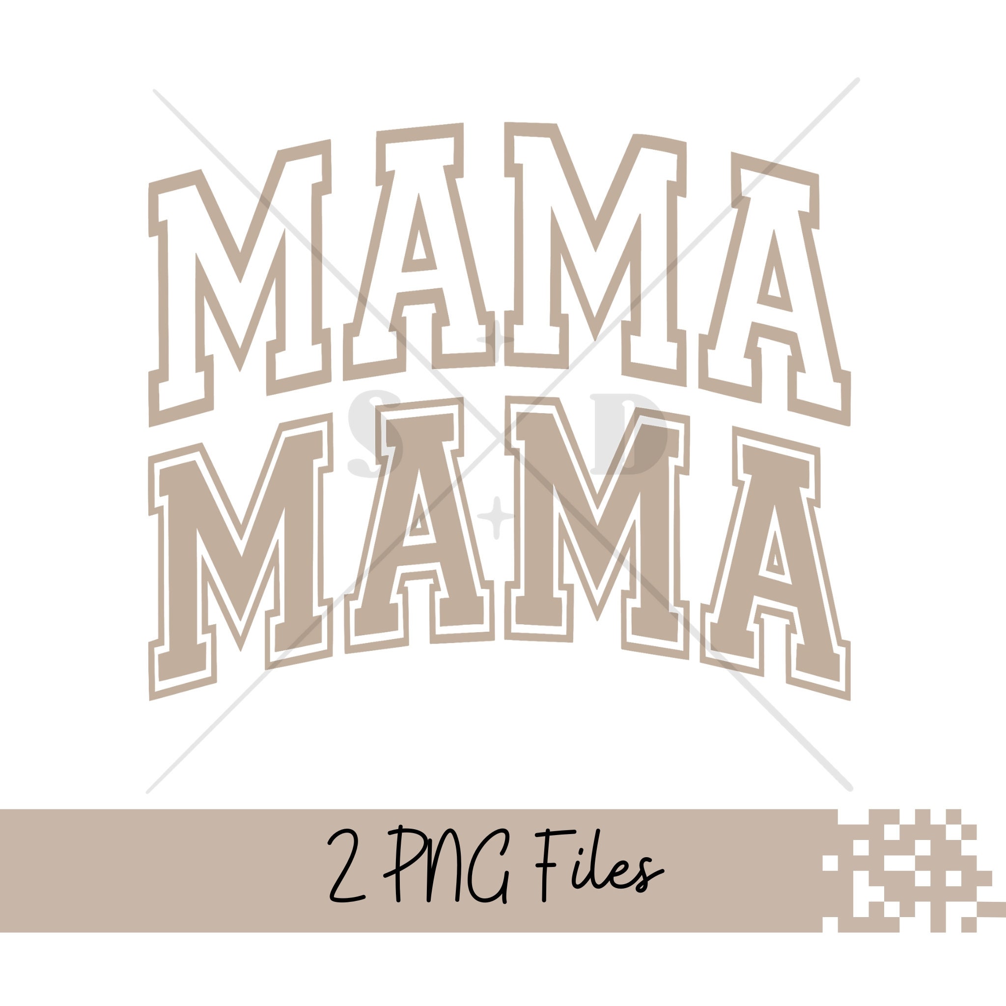 2# Mama PNG Files | Varsity Font Mama PNG | Retro Mama Sublimation ...