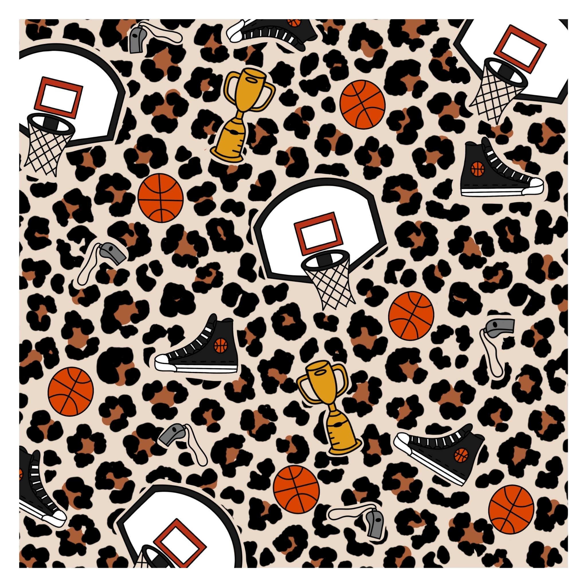 Leopard Basketball Pattern | Sublimation Design Download | Digital ...