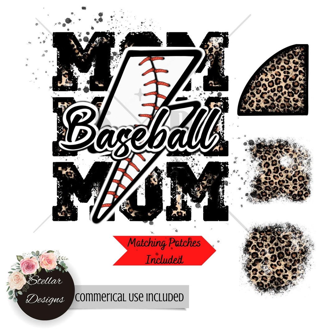 Mom Baseball PNG Image Baseball Letter Design Sublimation Design ...