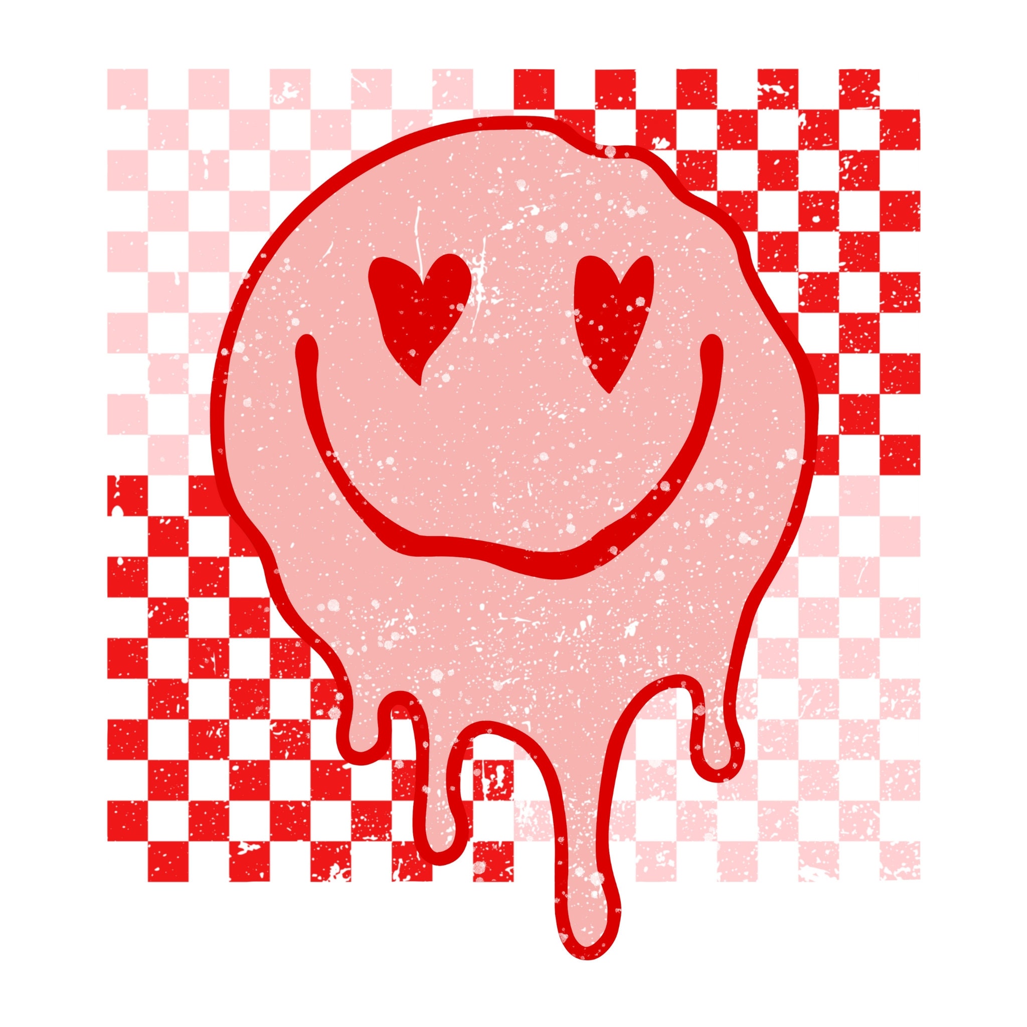 Retro Smiley Face PNG | Valentines Day Shirt Png | Groovy Valentines ...