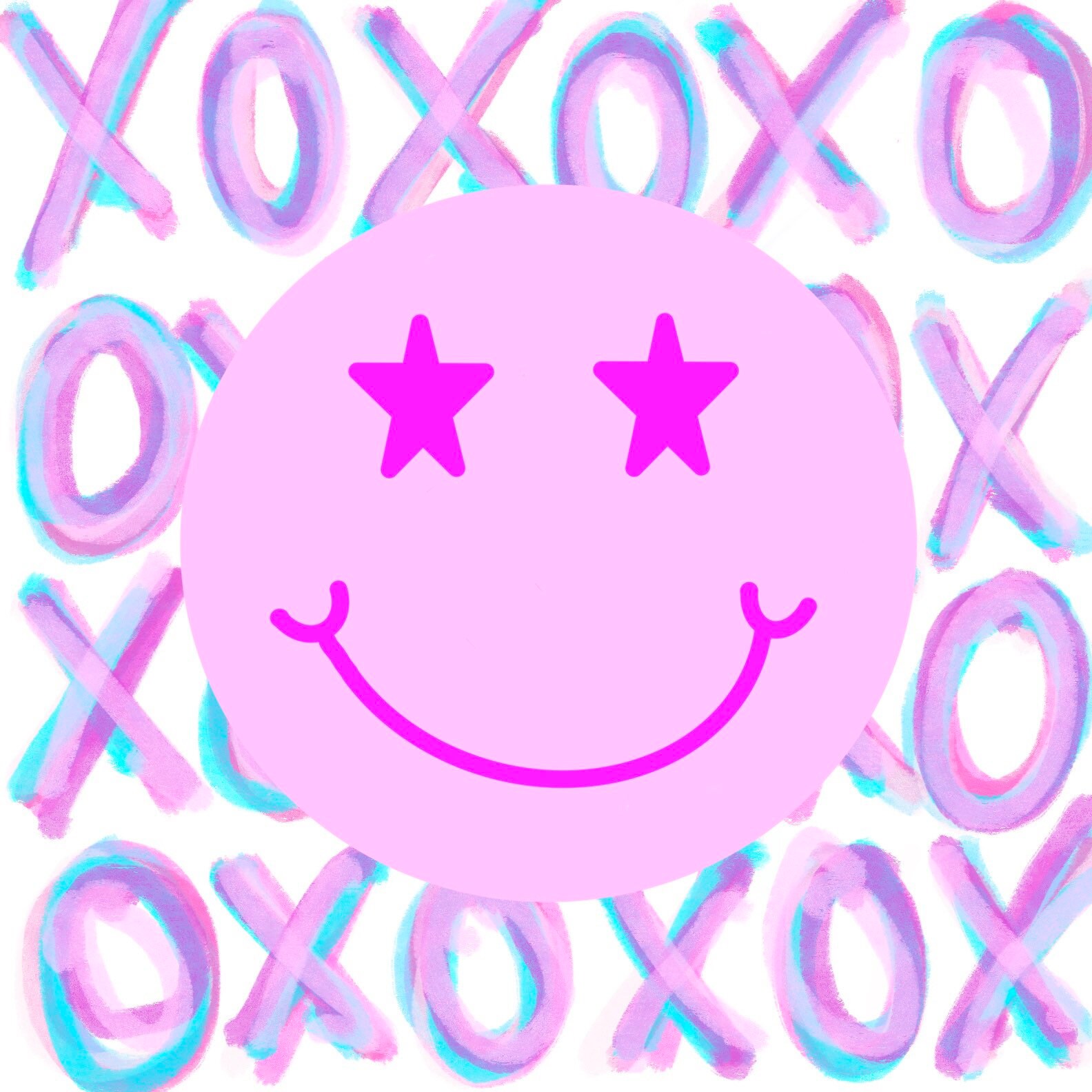 XOXO Smiley Digital Download - Etsy