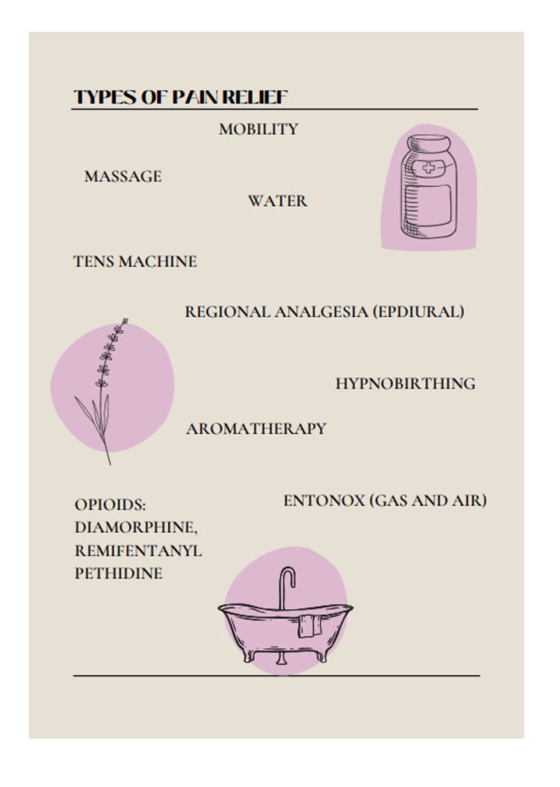 Pocket Placement Guide Care in Labour and Birth With Birth Positions ...