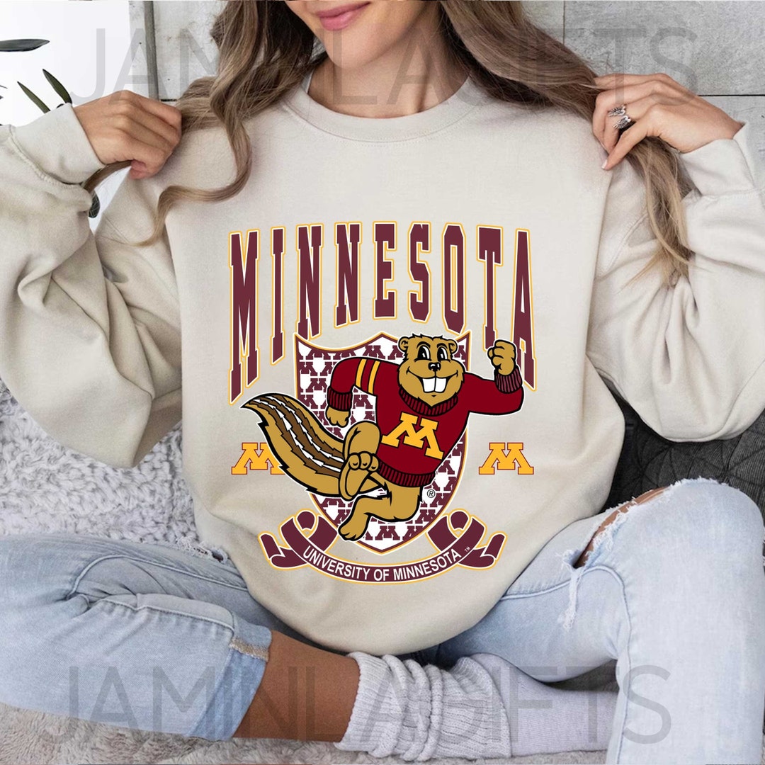 Vintage Minnesota Golden Gophers Sweatshirt, University of Minnesota ...