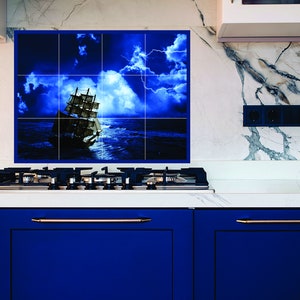 SAILING SHIP Tile Mural - Etsy