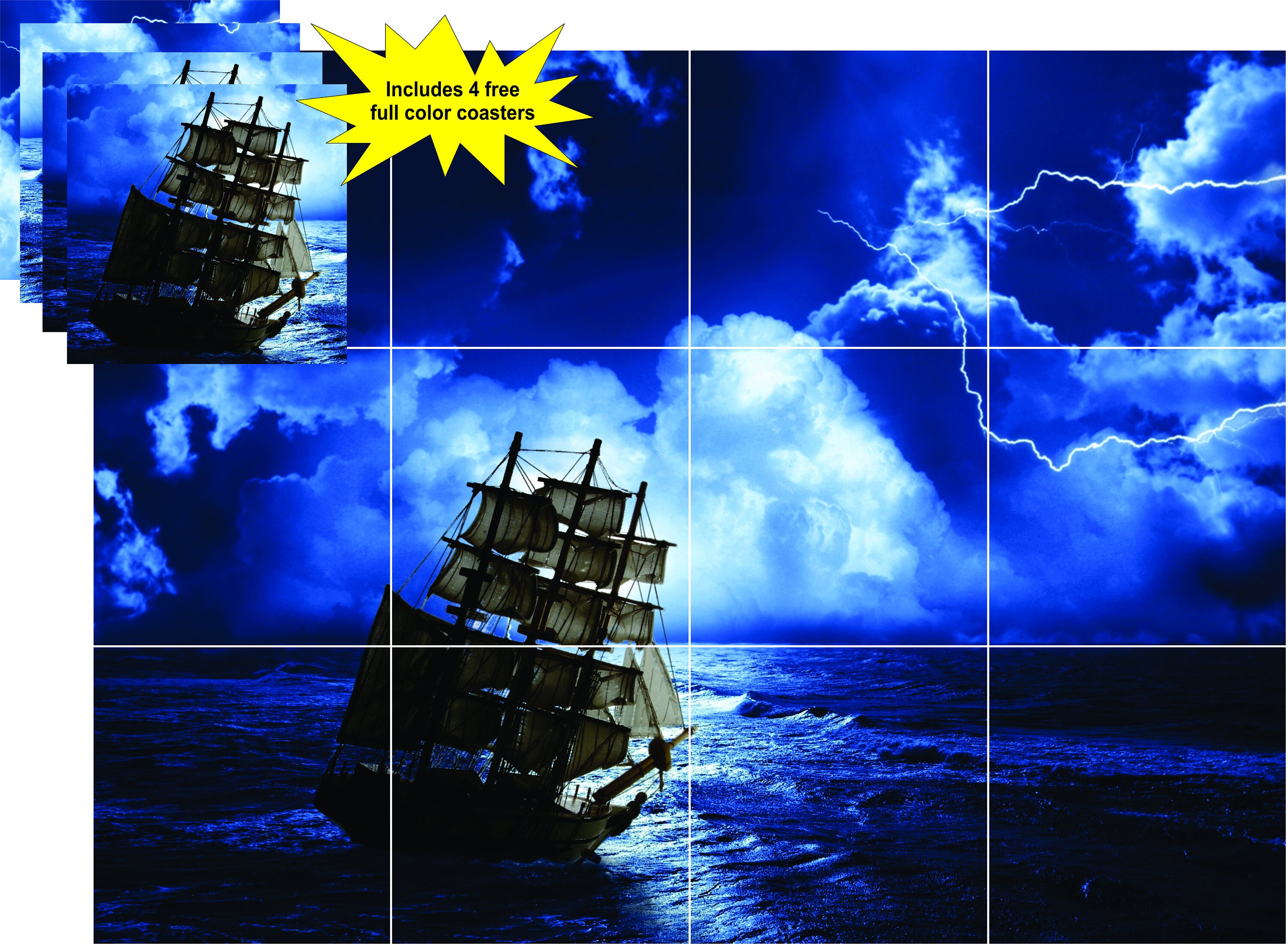 SAILING SHIP Tile Mural - Etsy