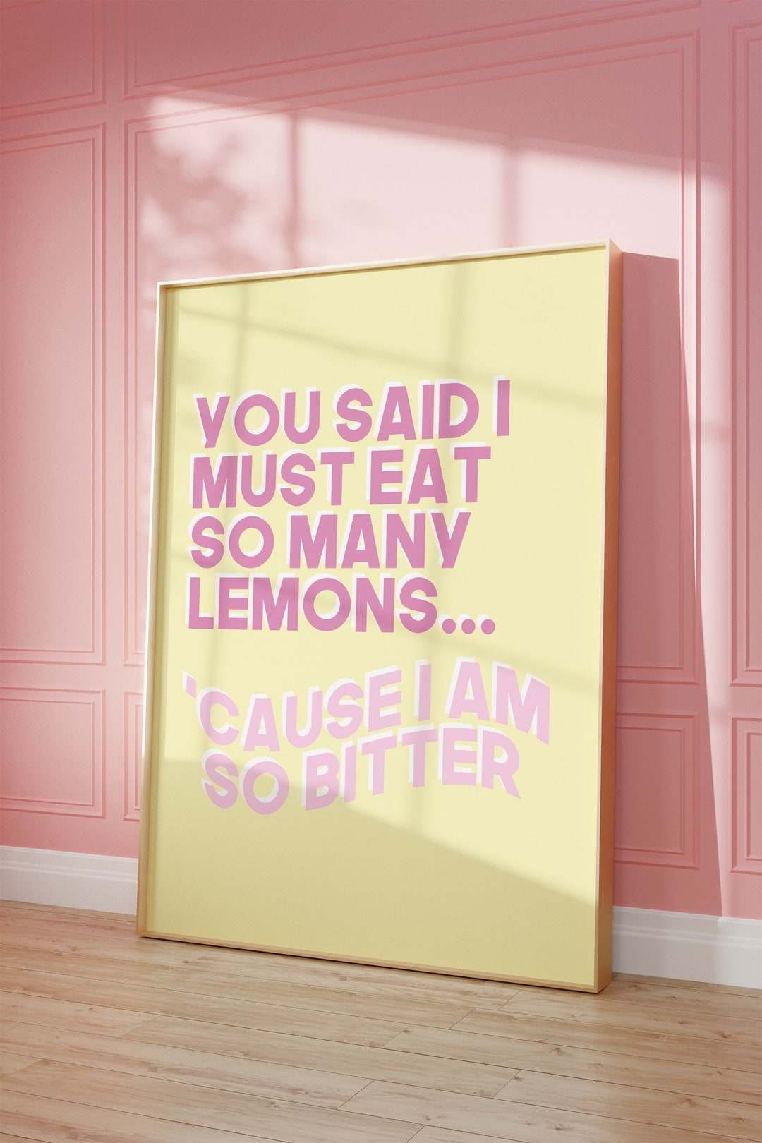 Kate Nash Foundations You Said I Must Eat so Many Lemons - Etsy
