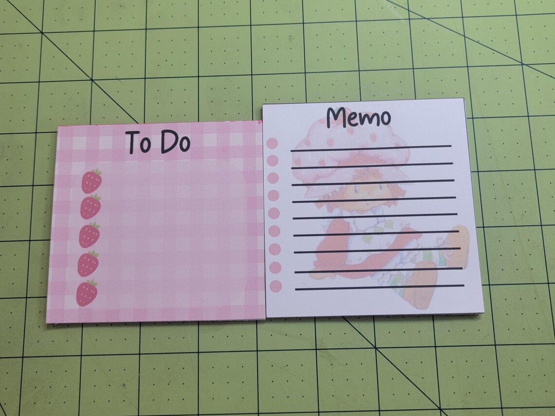 Strawberry Shortcake Note Pads - Etsy