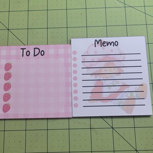 Strawberry Shortcake Note Pads - Etsy