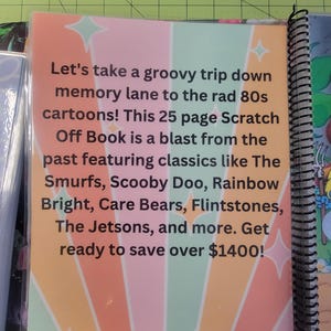 The Forgotten 80's Scratch and Save Challenge Book - Etsy