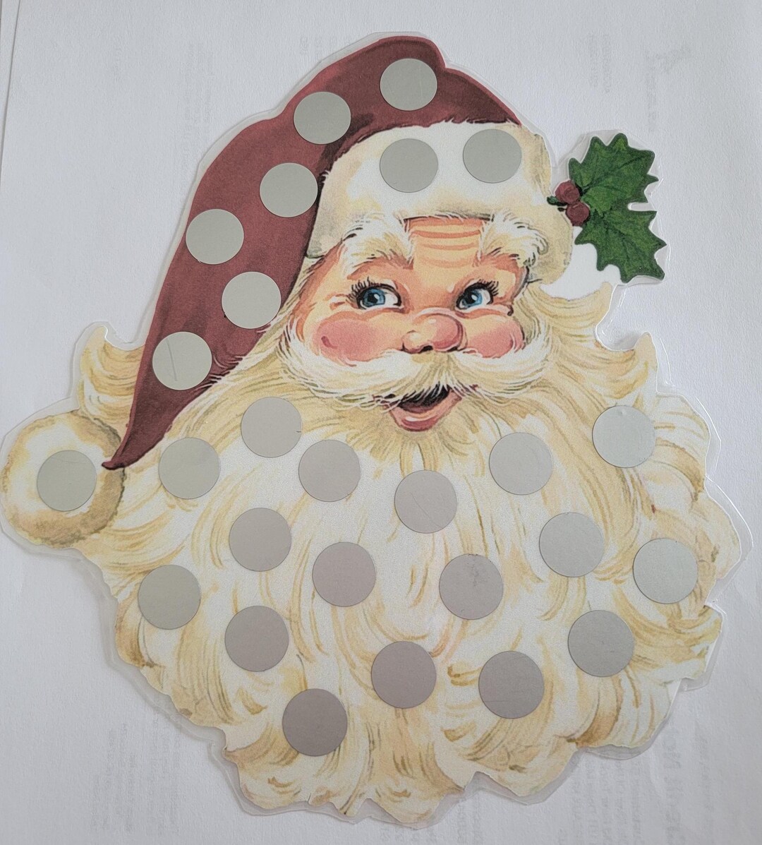 Santa Scratch and Save - Etsy