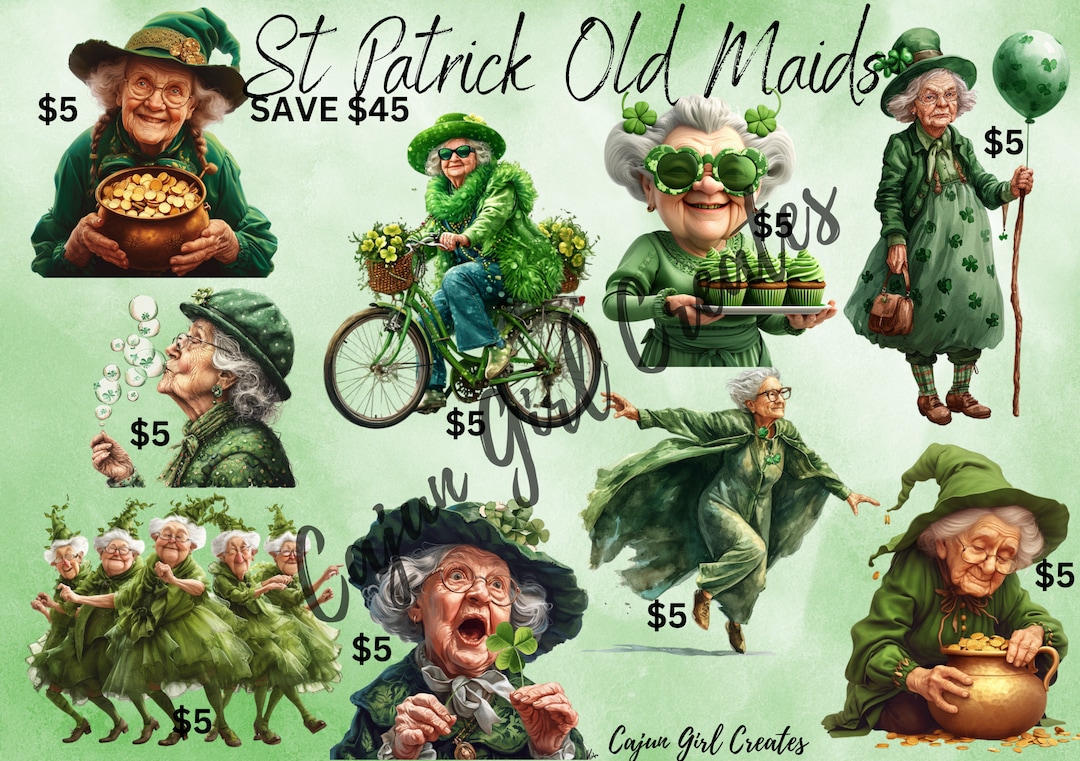 St Patty Old Maids (low Income) - Etsy