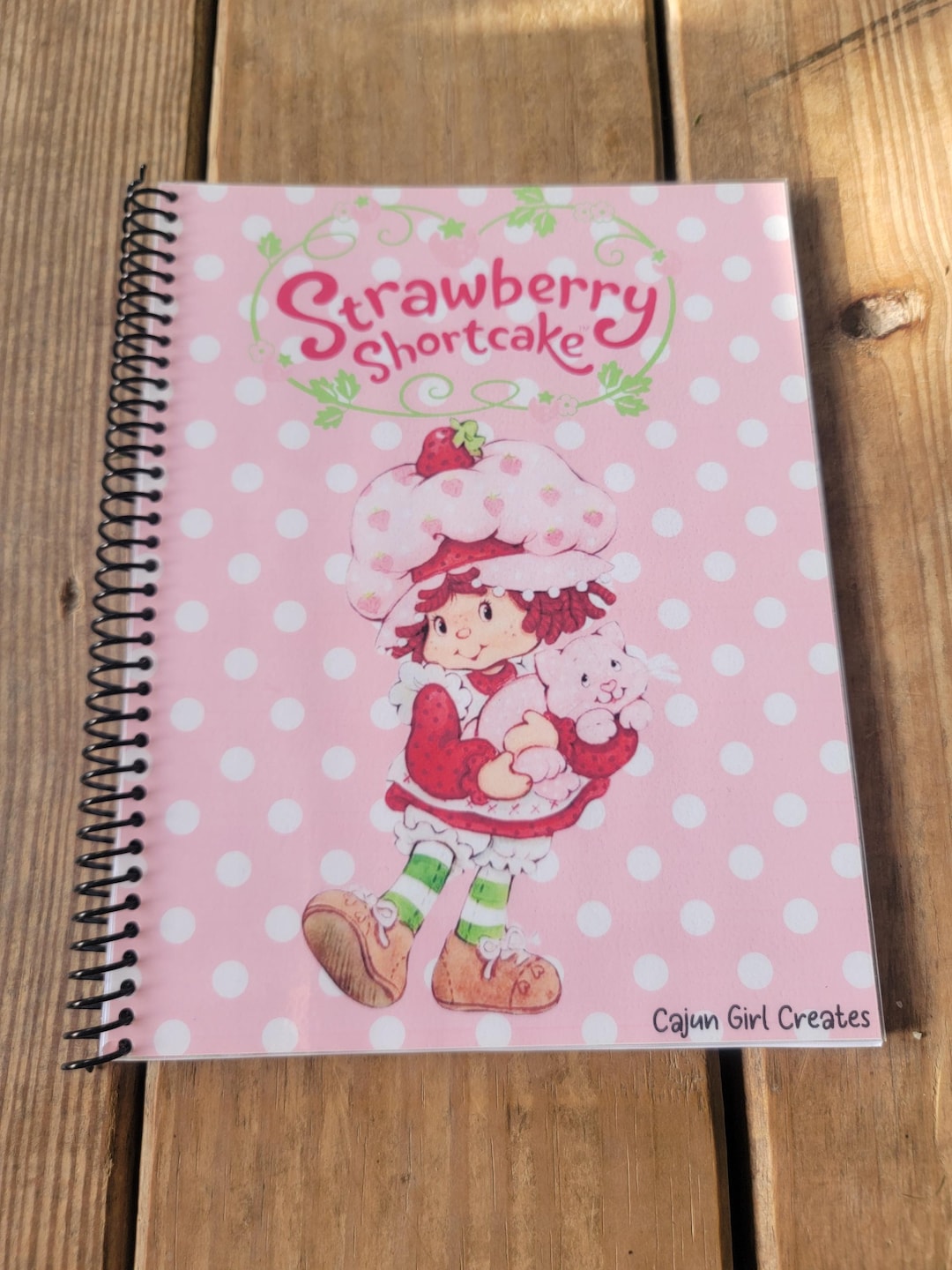 Strawberry Shortcake Journal Notebook - Etsy