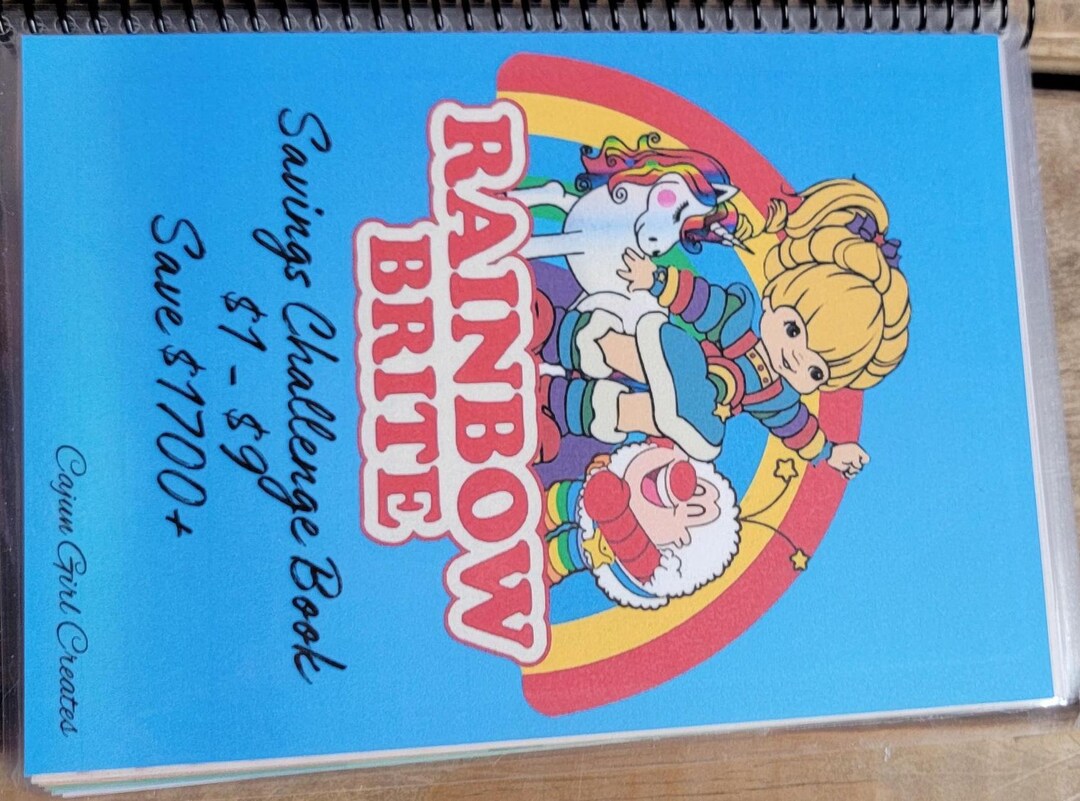 Rainbow Brite Savings Challenge Book - Etsy