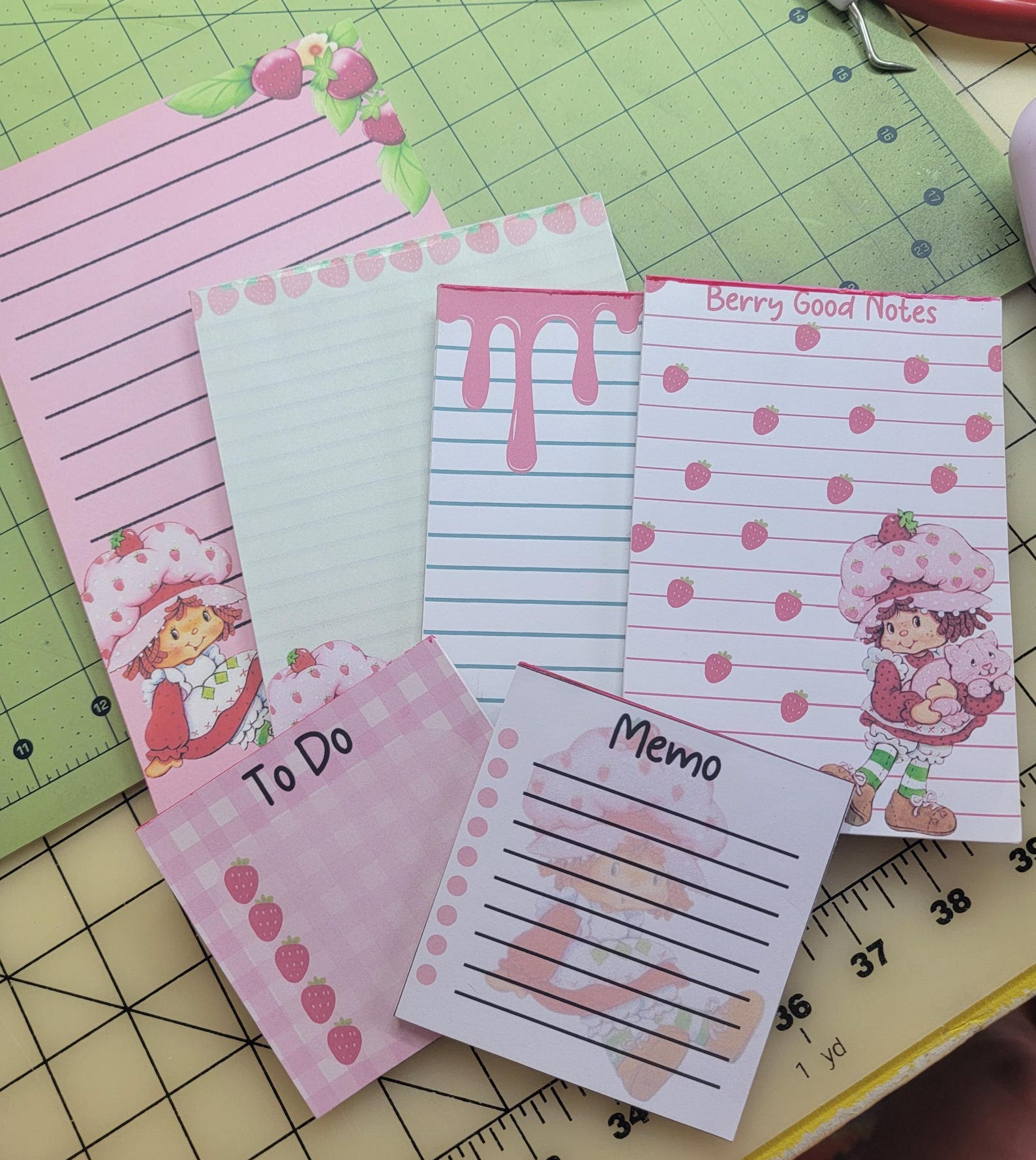 Strawberry Shortcake Note Pads - Etsy