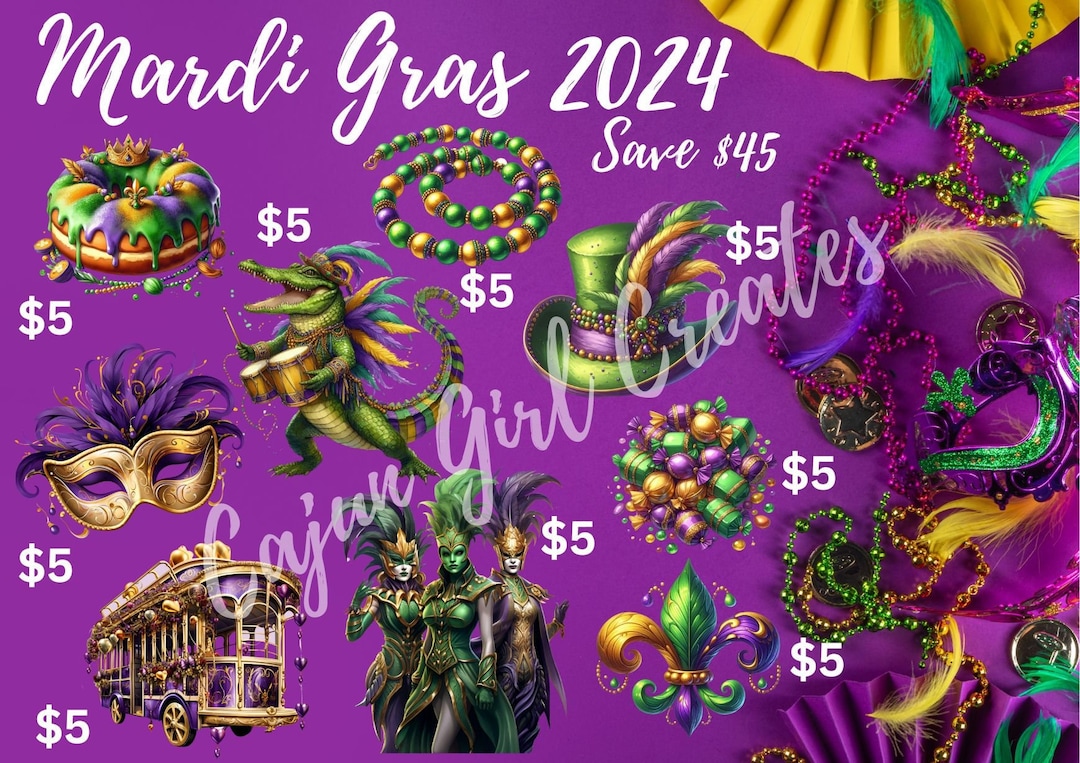 Mini Mardi Gras Savings Challenge - Etsy