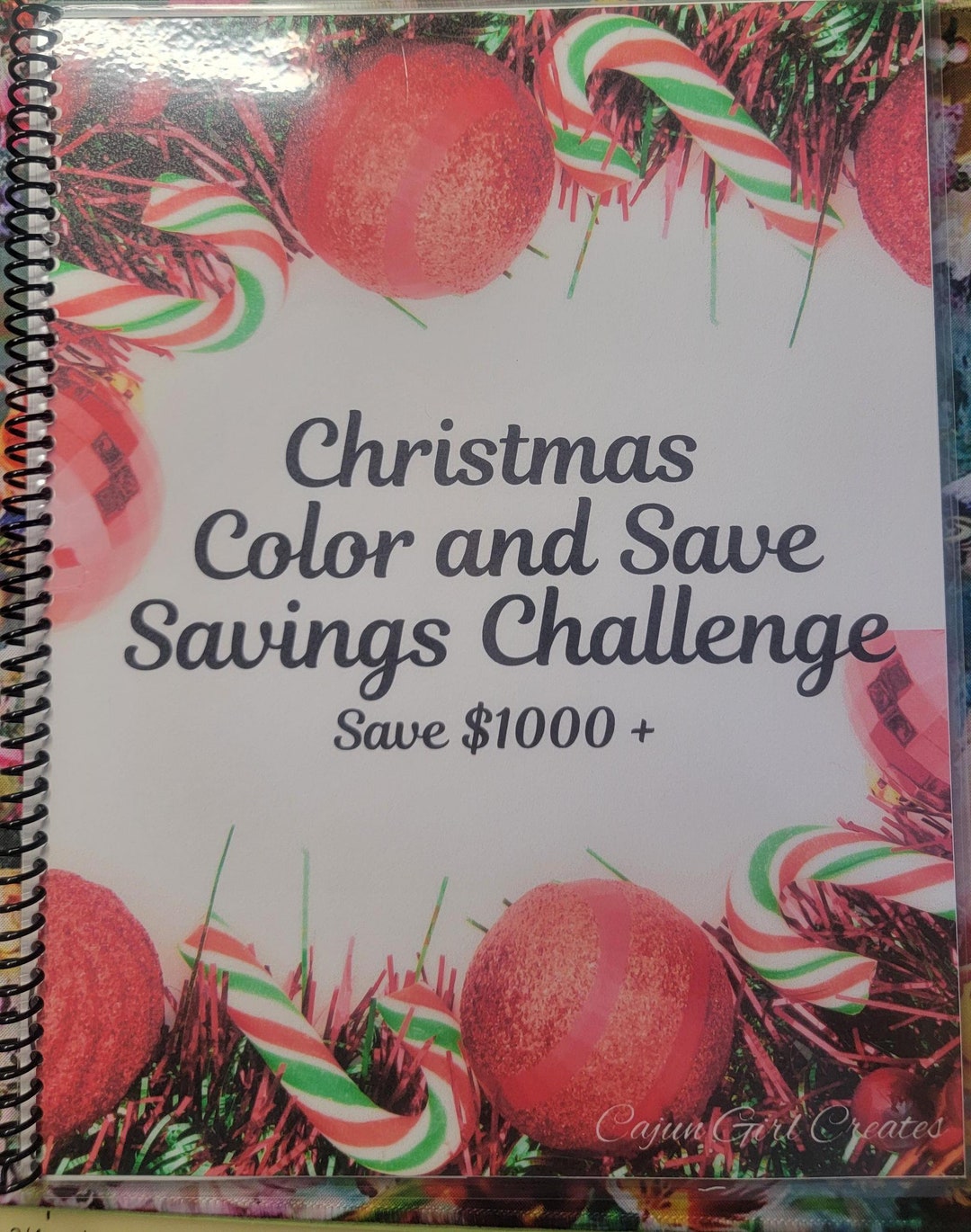 Christmas Color and Save Savings Challenge - Etsy