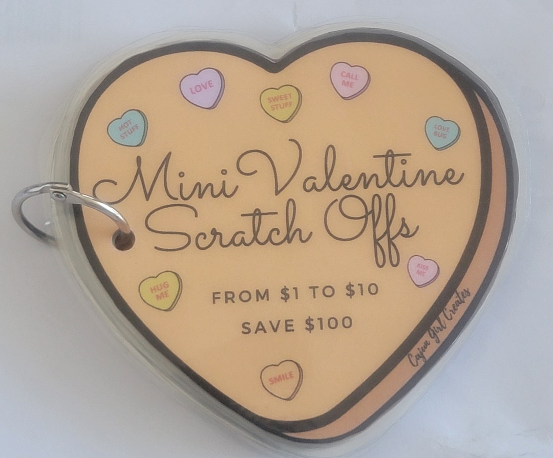 Mini Conversation Valentine Scratch Off - Etsy