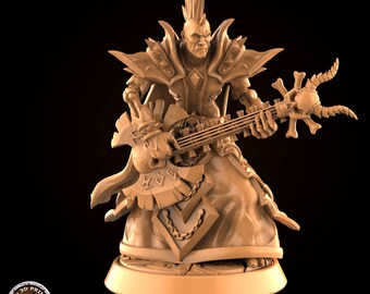 Undead Bard Miniature - Etsy
