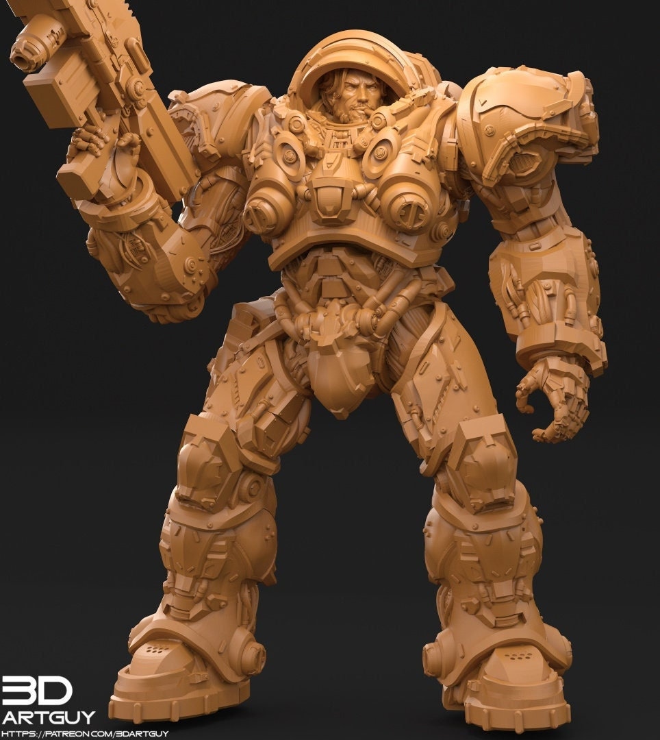 Jim Raynor Starcraft RPG Table Top Miniature's War - Etsy