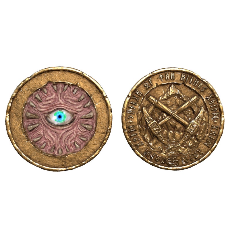 Mimic Coin Props RPG Table Top Miniature's War Games - Etsy