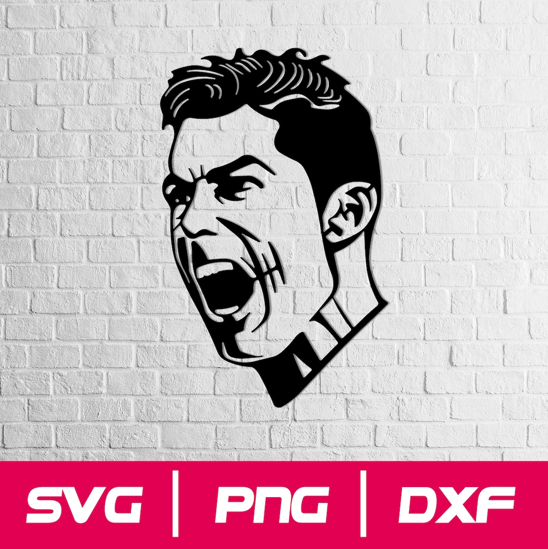 Cristiano Ronaldo Svg Cut File Football Dxf Files CR7 Cut - Etsy