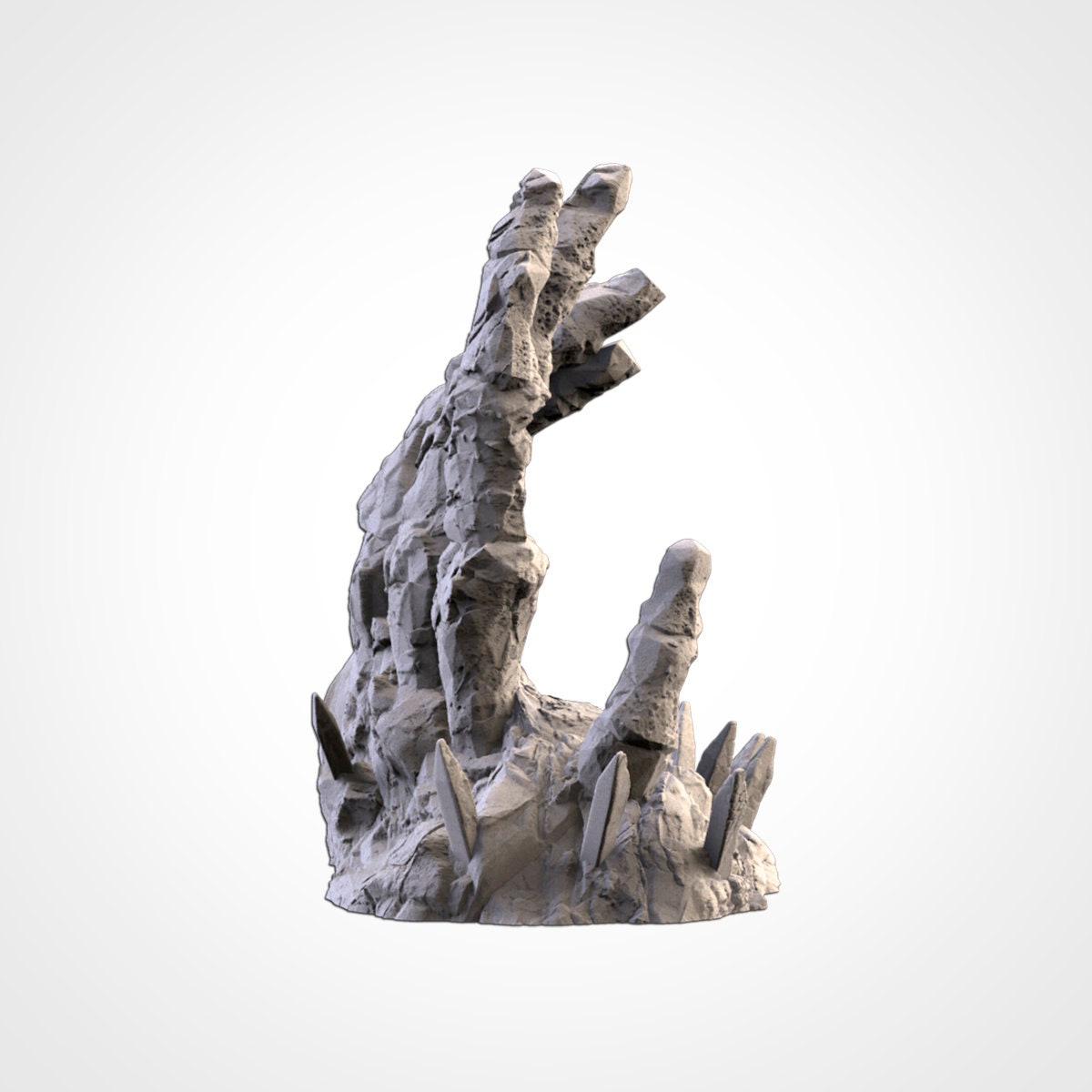 Cursed Ground Skull Rocks Sci Fi Wargaming RPG High Detail Resin ...