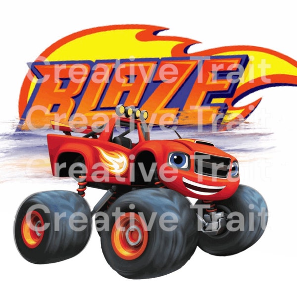 Monster Truck Blaze - Etsy