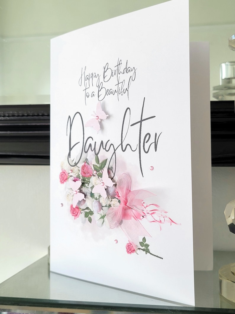 Happy Birthday Daughter Card, Daughter Birthday Card, Beautiful ...