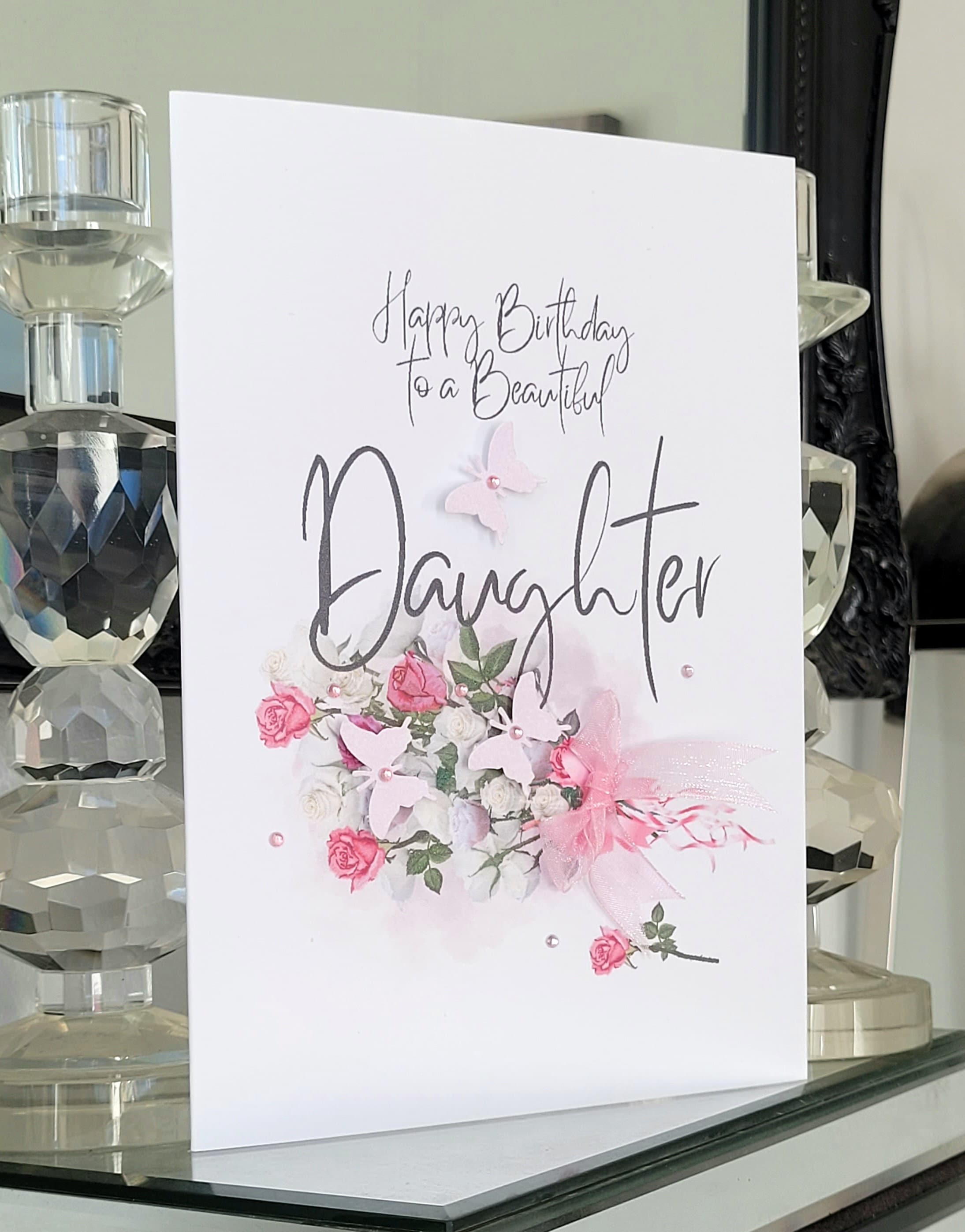 Happy Birthday Daughter Card, Daughter Birthday Card, Beautiful ...