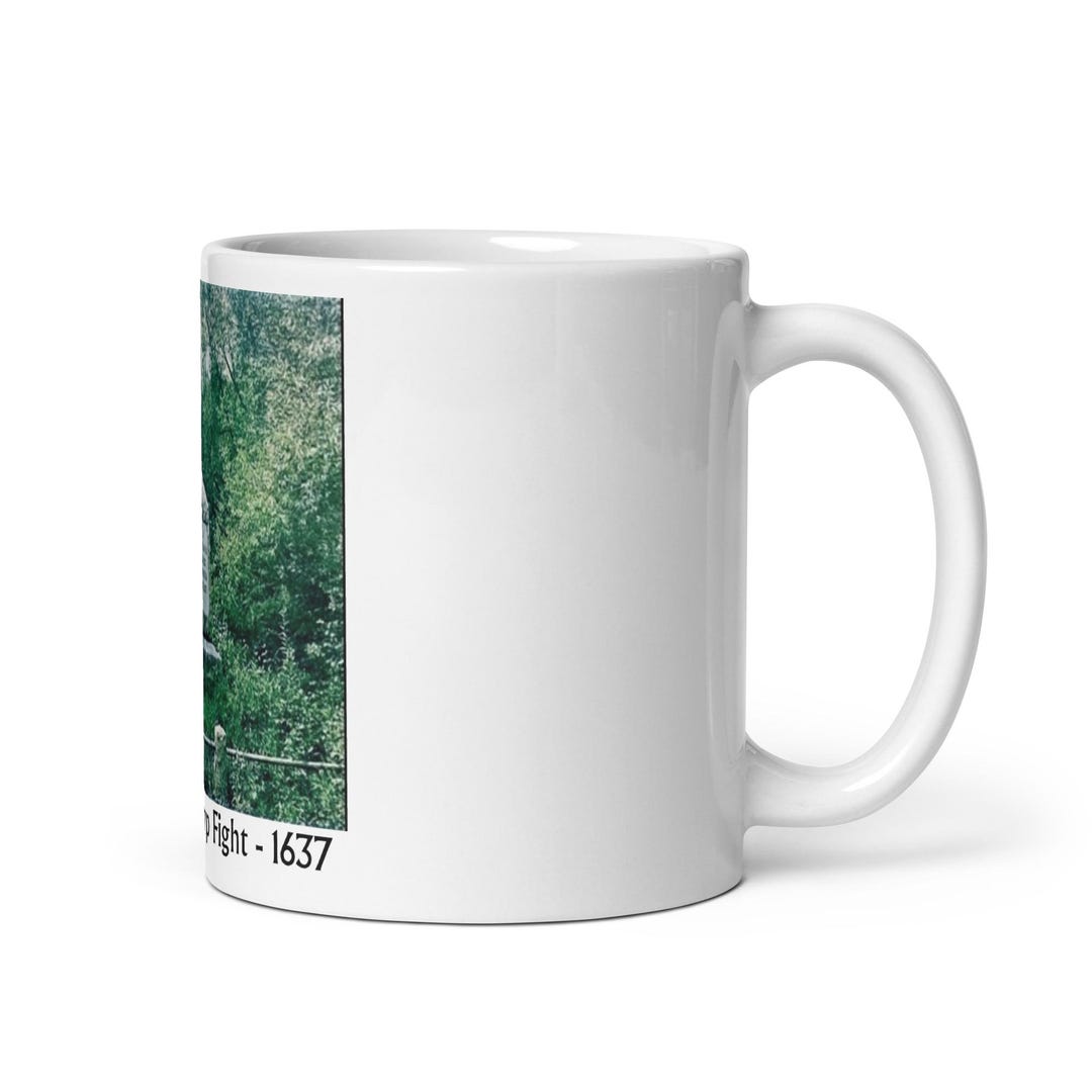 History Coffee Mug - the Great Swamp Fight 1637, Southport CT - Etsy